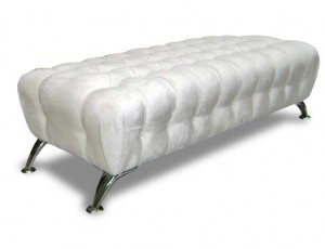 Deep Diamond Buttoned Ottoman - Wilson & Nicholson