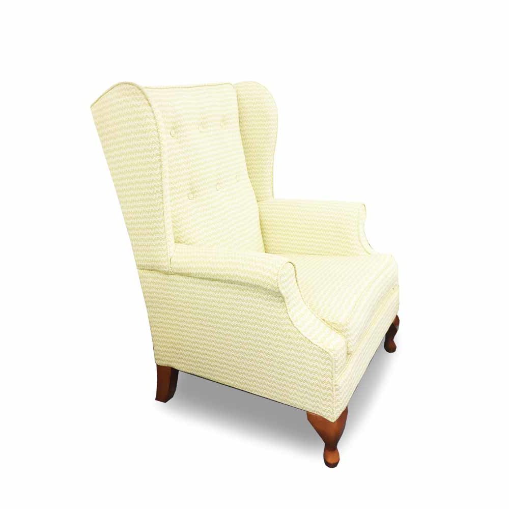 Peyton Wing Cabriole Legs chair - Wilson & Nicholson